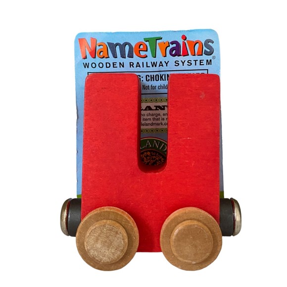 Name Train | Toys | Maple Landmark Name Trains Letter Car Wooden ...